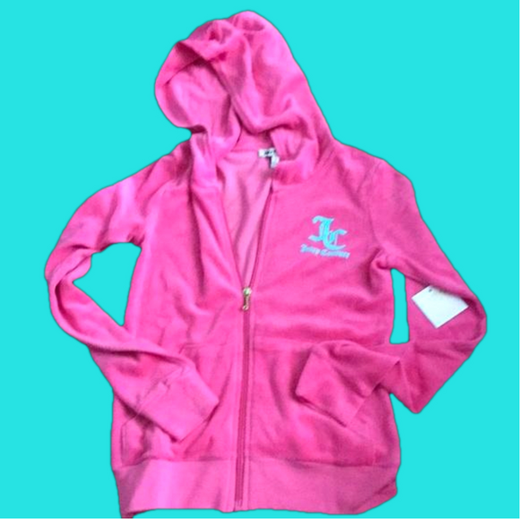 Juicy Couture | Jackets & Coats | Nwt Juicy Couture Pink Zip Jacket ...